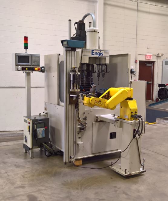 Used Engis Honing Machine SPM Series 6-Spindle Single Pass Vertical ...