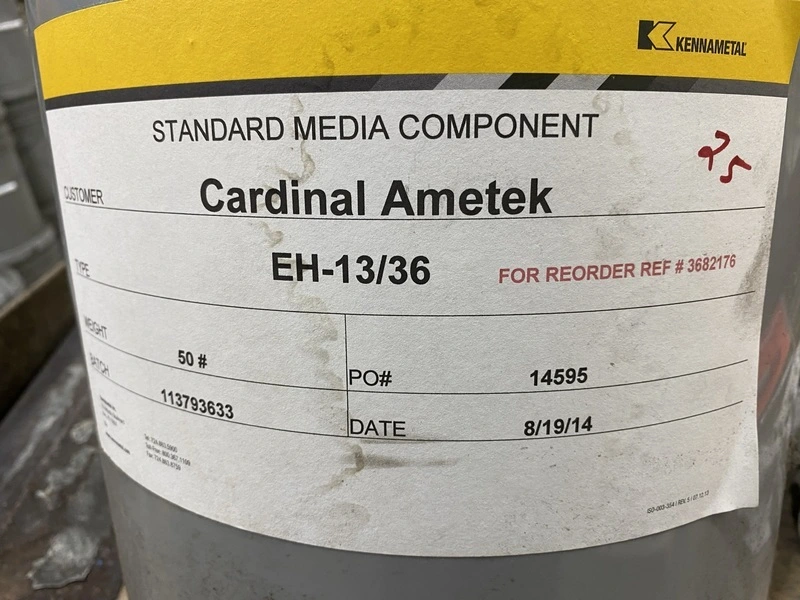 Used Extrude Hone Media (Kennametal) EH-13/36 For Sale — Liberty Machinery