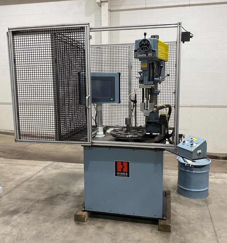 Used Hines HVR-100 | Vertical, 1-Plane, 100 Lb. x 18"Dia x 6"H Part Cap ...